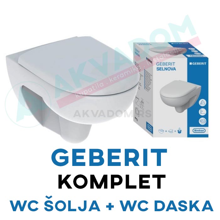 KOMPLET Geberit wc solja daska 501.751.00.1 Sanitarije, akcija
